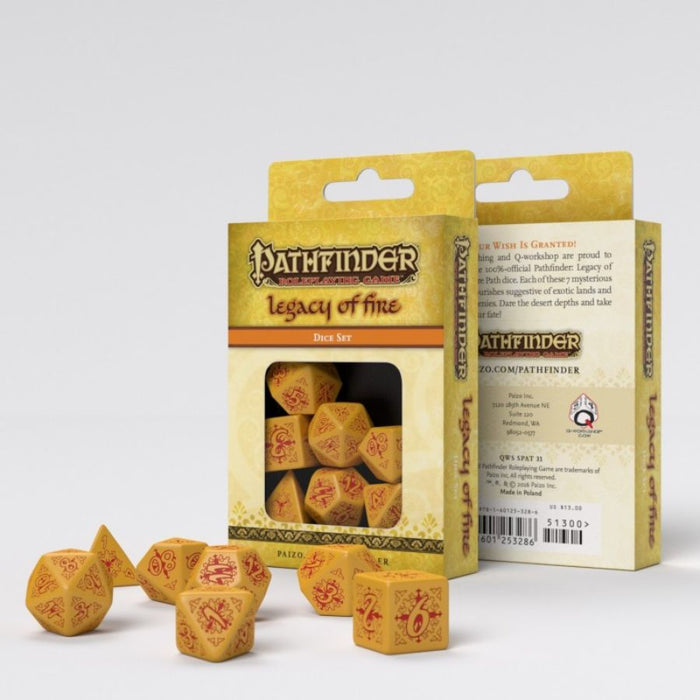 Legacy of Fire- Pathfinder Dice Set — RedQueen.mx