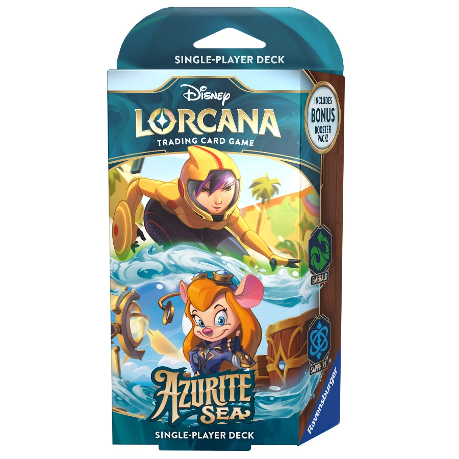 Azurite Sea: Emerald & Sapphire Deck (Inglés) - Disney Lorcana ...