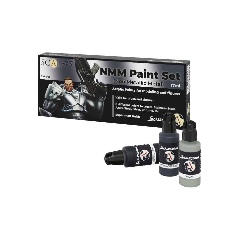 Scalecolor: NMM Steel Paint Set - Scale75: Set de Pinturas — RedQueen.mx