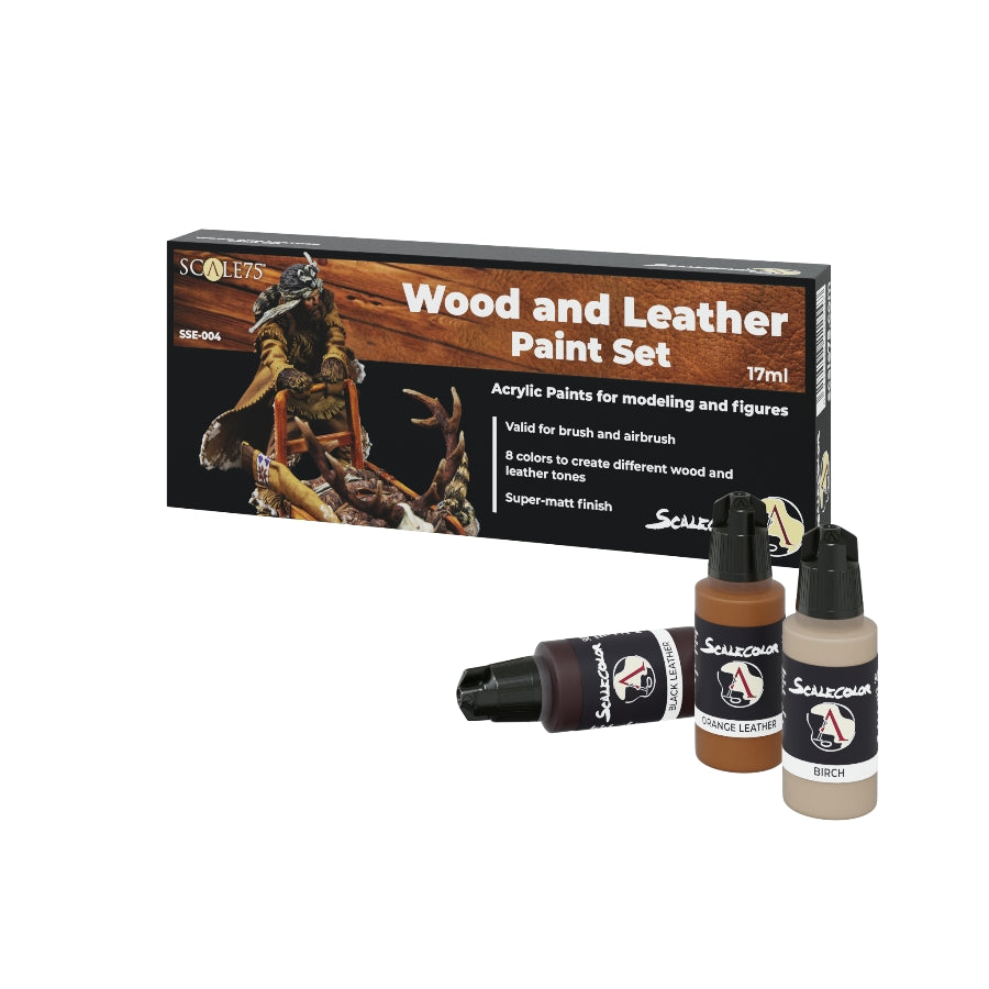 Scalecolor: Wood and Leather Paint Set - Scale75: Set de Pinturas ...