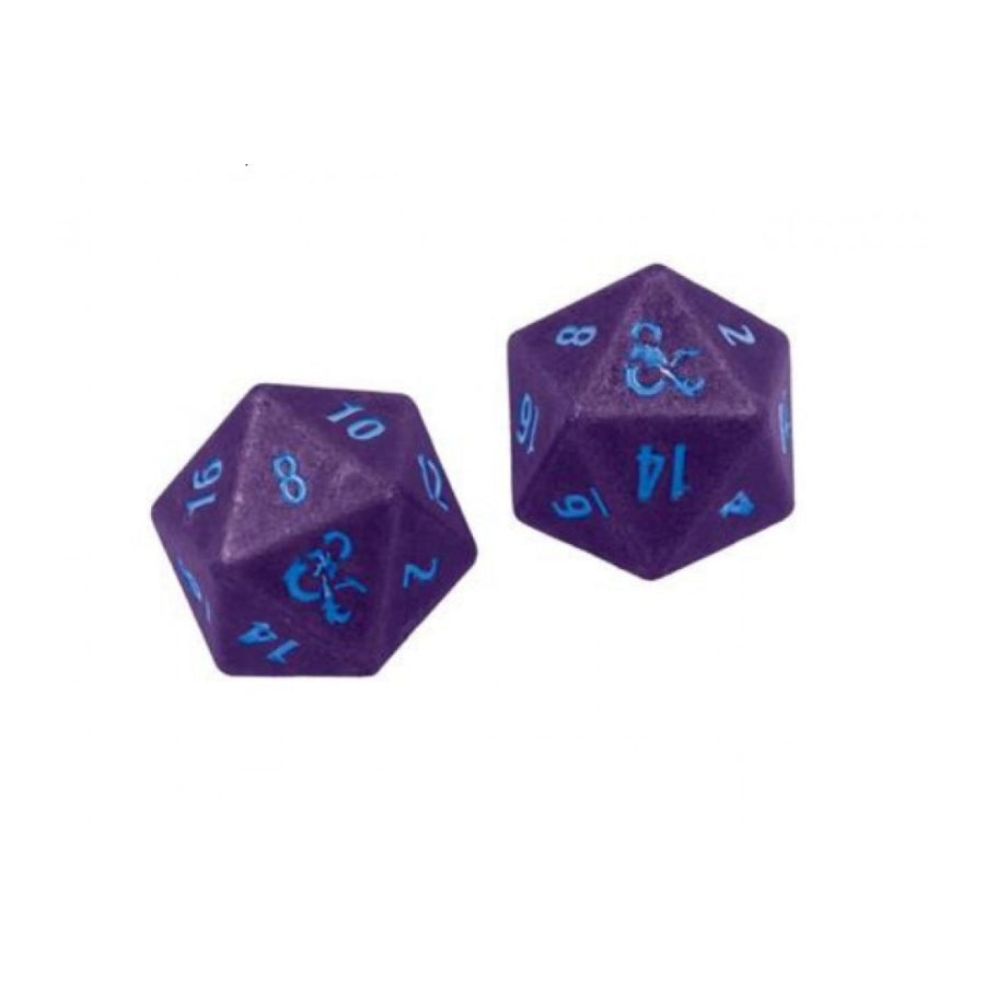 Phandelver Campaign 2D20 Heavy Metal Zinc Dice Set "Royal Purple and S ...