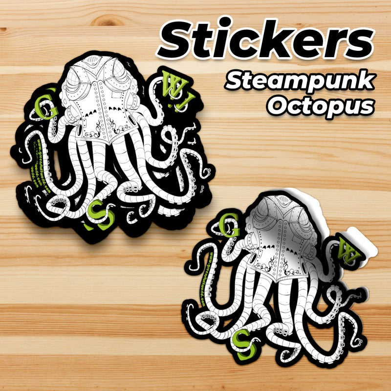 Sticker de Pulpo - GSW Accessories — RedQueen.mx